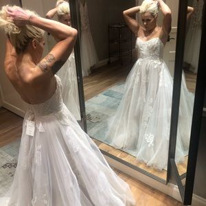 BHLDN | Dresses | Bhldn Wedding Dress Size 4 Color Sunset | Poshmark